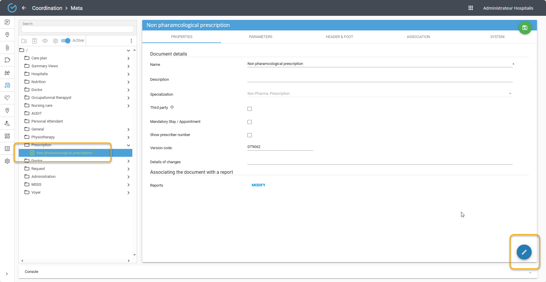 Non Pharma. Prescription – Centre d'assistance Gustav